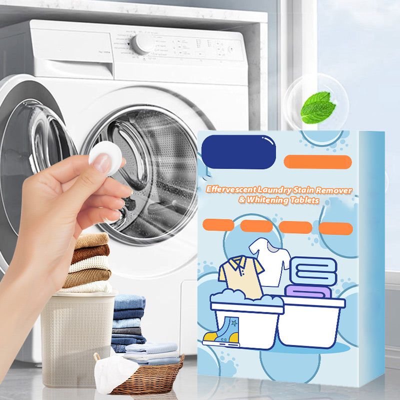 Effervescent Laundry Stain Remover & Whitening Tablets – sciasi