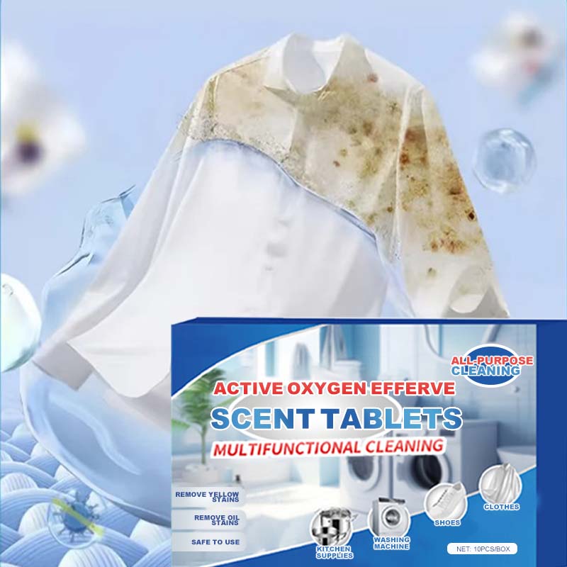 💥Buy 4 Get 6 Free💦All-purpose Active Oxygen Cleaning Effervescent Tabl ...